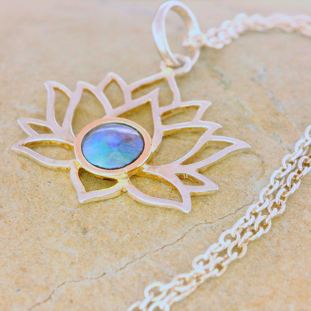 Pearl Lotus Necklace Arapawa